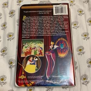 Disney | Media | Very Rare Snow White Spanish Language Vhs Tape Disney ...
